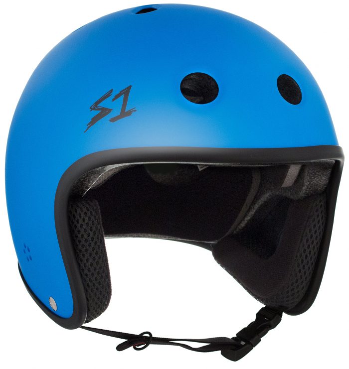 S1 Retro Lifer Helmet Cyan Matte - S1 Helmets Canada : S1 Helmets Canada